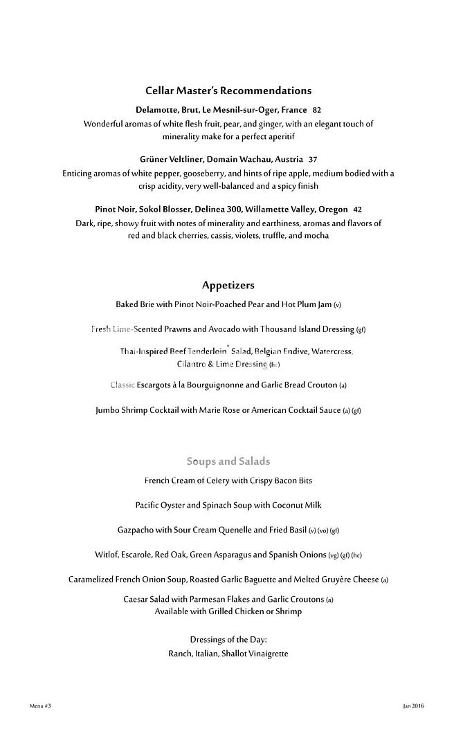Azamara Discoveries Restaurant Menus (January 2016) - Azamara - Cruise ...