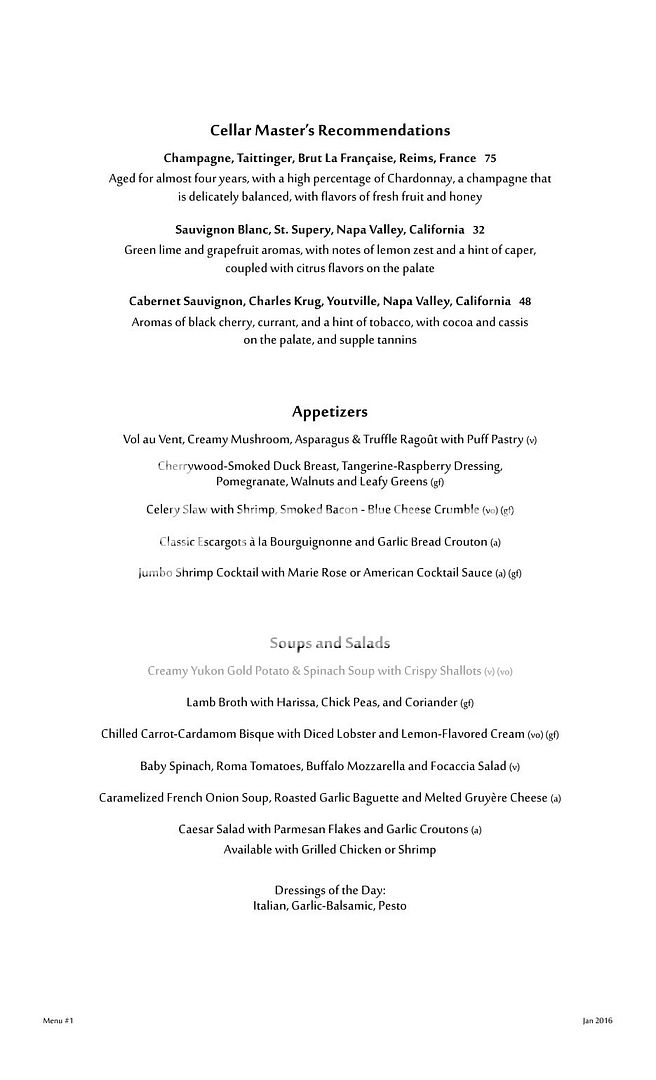 Azamara Discoveries Restaurant Menus (January 2016) - Cruise Critic ...