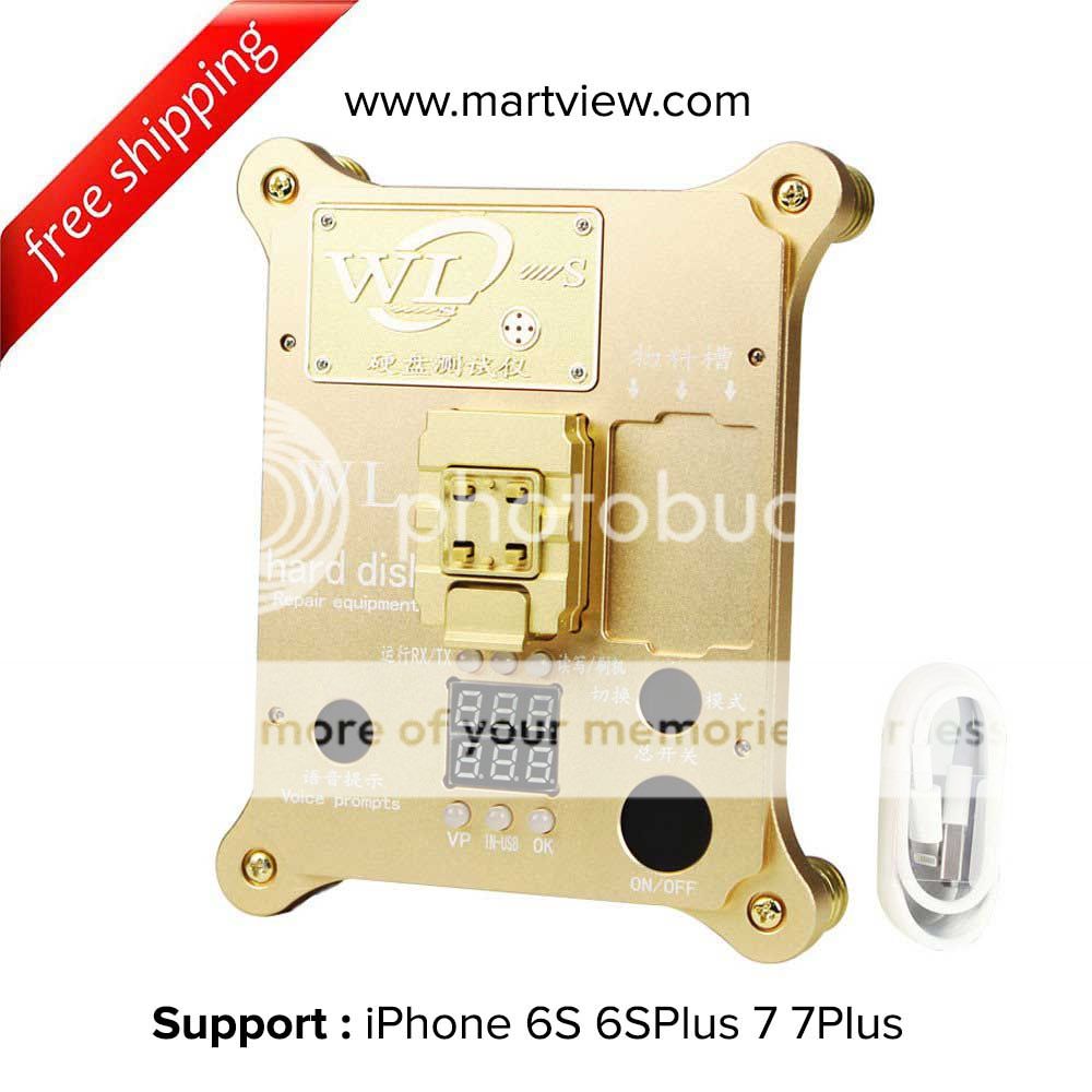 WL PCIE NAND Flash IC Programming Tool NAND Test Fixture For iPhone 6S ...